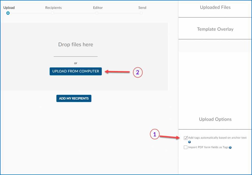 Anchor Text: Creating a New Document - Signority